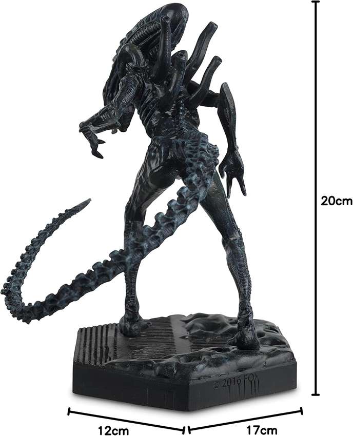 Alien (1979) Xenomorph Warrior (Aliens) 1/6 Scale 9 Inch Metallic Resin ...