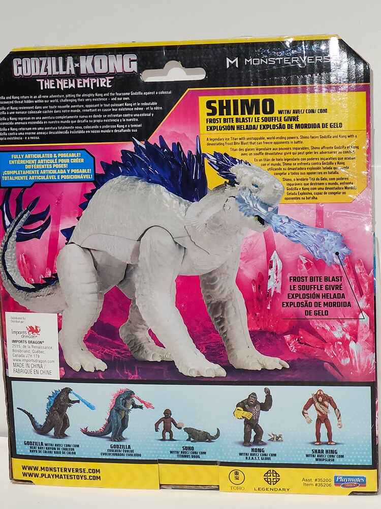 Godzilla X Kong 2 The New Empire Movie Shimo (w/ Frost Bite) 6 Inch ...